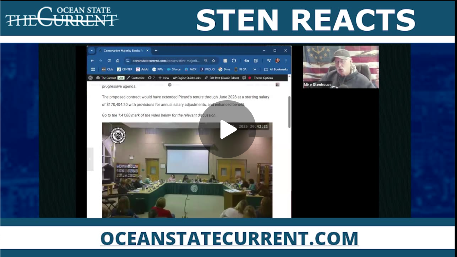 STEN REACTS: Chariho's Bold Stand – No Deal for Progressive ...